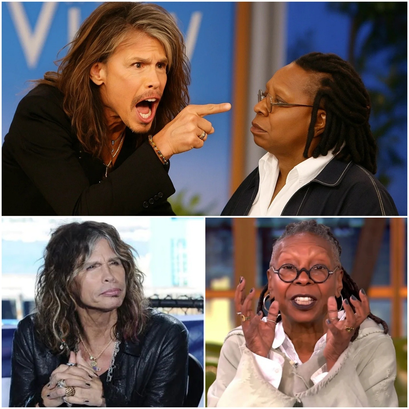 ROCK ‘N’ ROLL EXPLODES ON DAYTIME TV: Steven Tyler’s Fiery Clash with ...