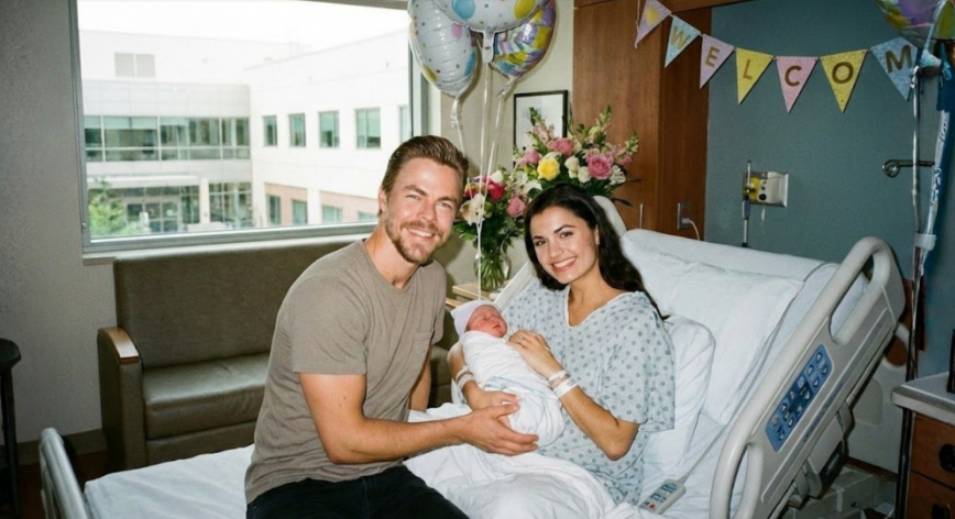 🚨 BREAKING: DEREK HOUGH BECOMES A BOY DAD!Dance icon Derek Hough and ...