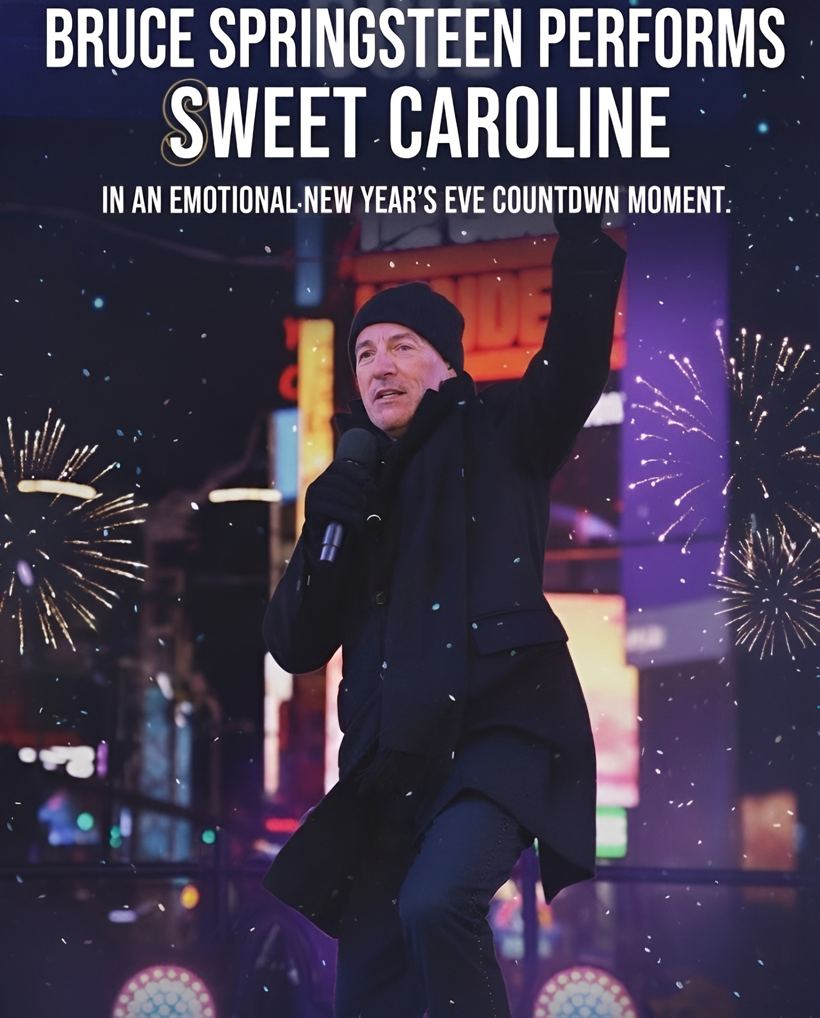 BRUCE SPRINGSTEEN DELIVERS AN EMOTIONAL NEW YEAR’S EVE COUNTDOWN MOMENT ...