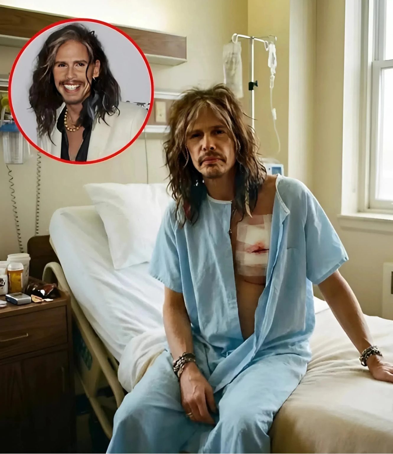 BREAKING 15 MINUTES AGO: Steven Tyler Shares First Hospital Bed Photo ...