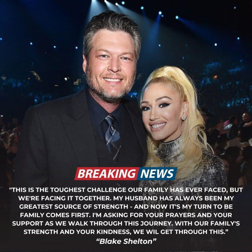 😭 ️ A Heartbreaking Ending: Blake Shelton and Gwen Stefani’s Emotional ...